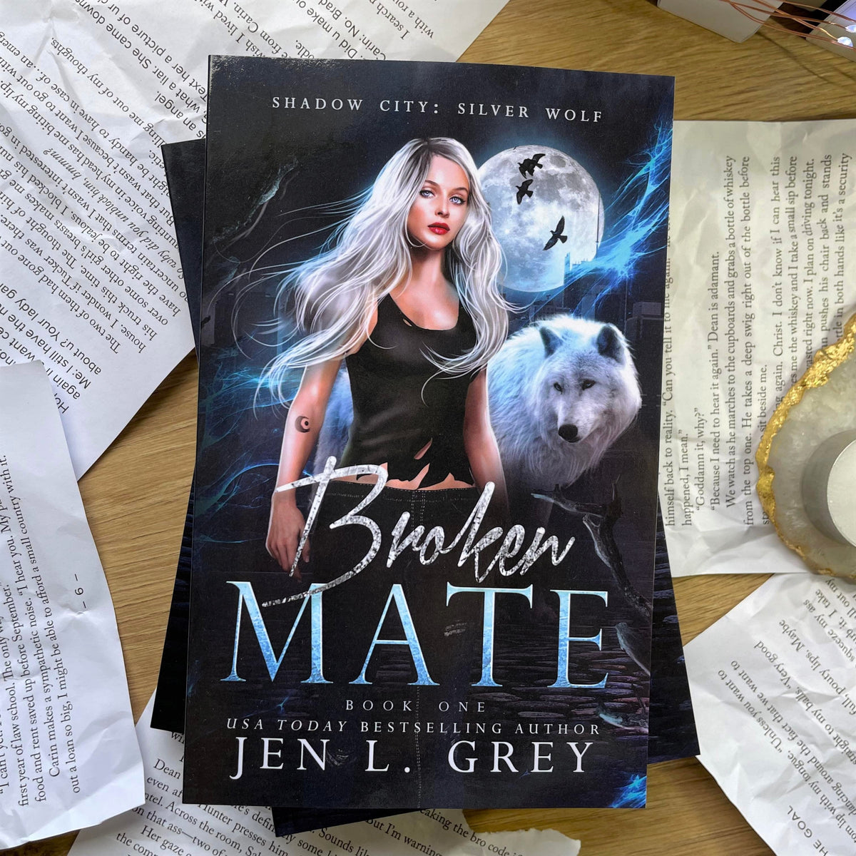 Shadow City: Silver Wolf by Jen L. Grey – Fiction & Friction