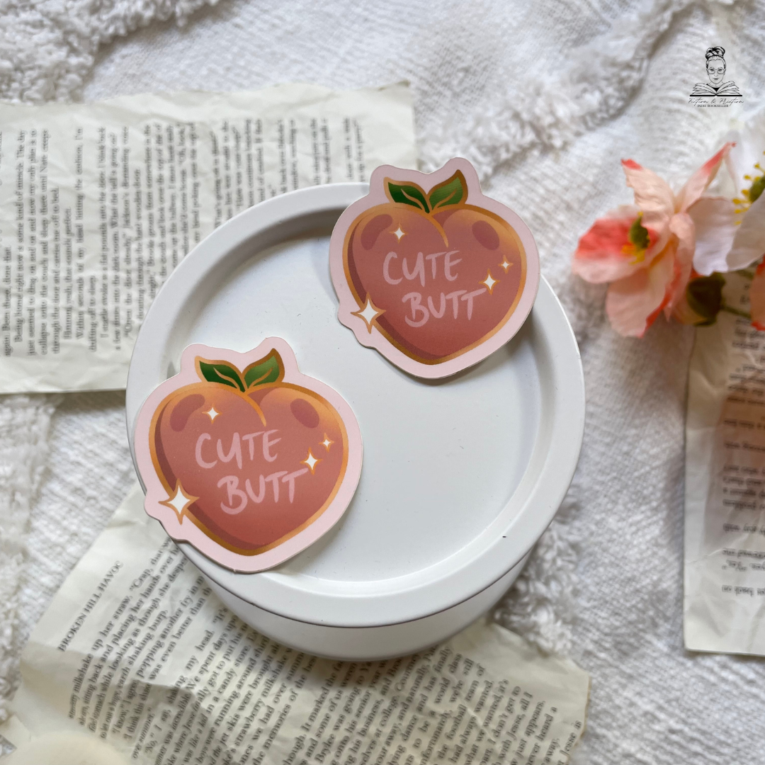Cute Butt Sticker – Fiction & Friction