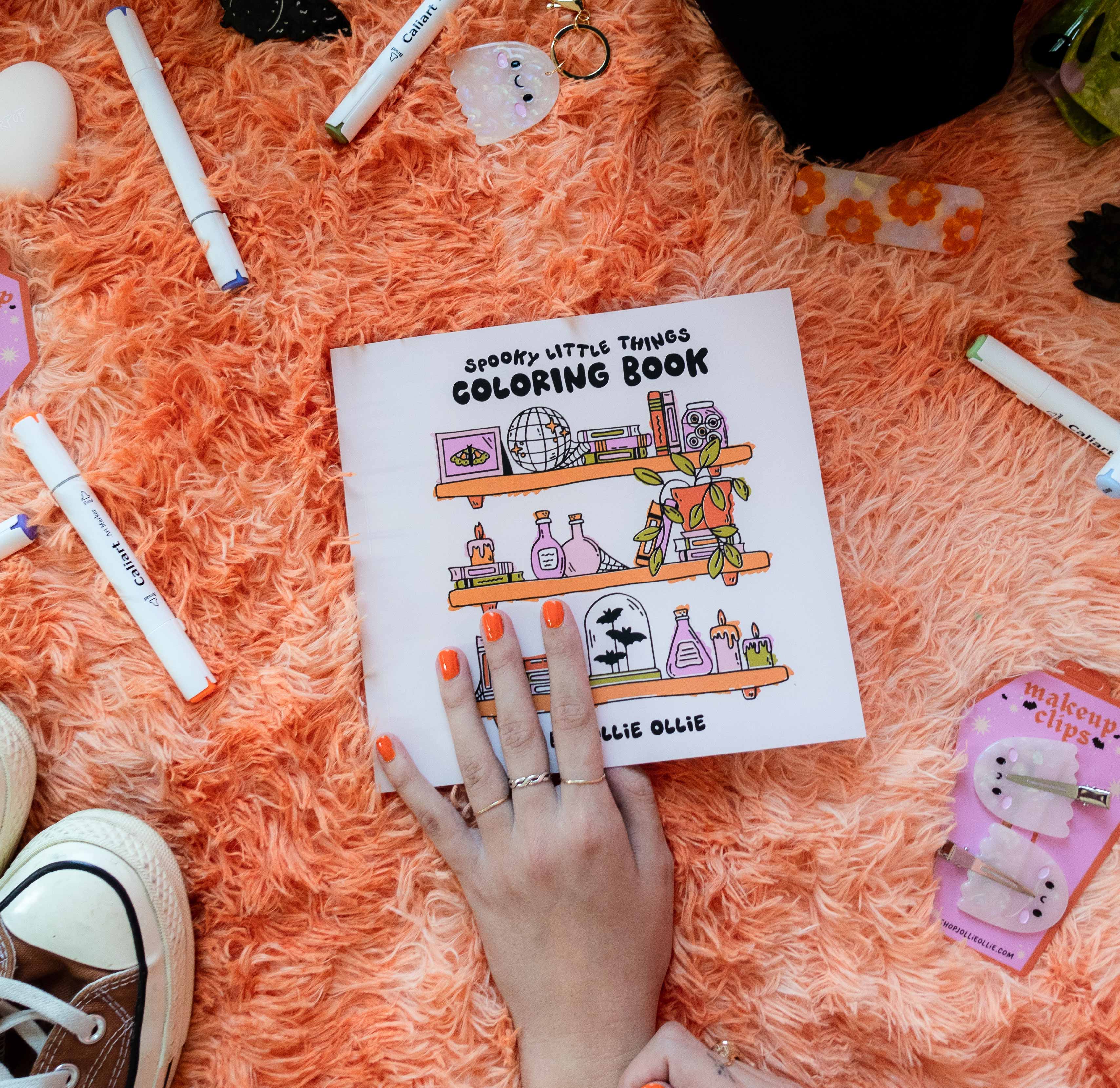 Spooky Little Things Coloring Book – Fiction & Friction