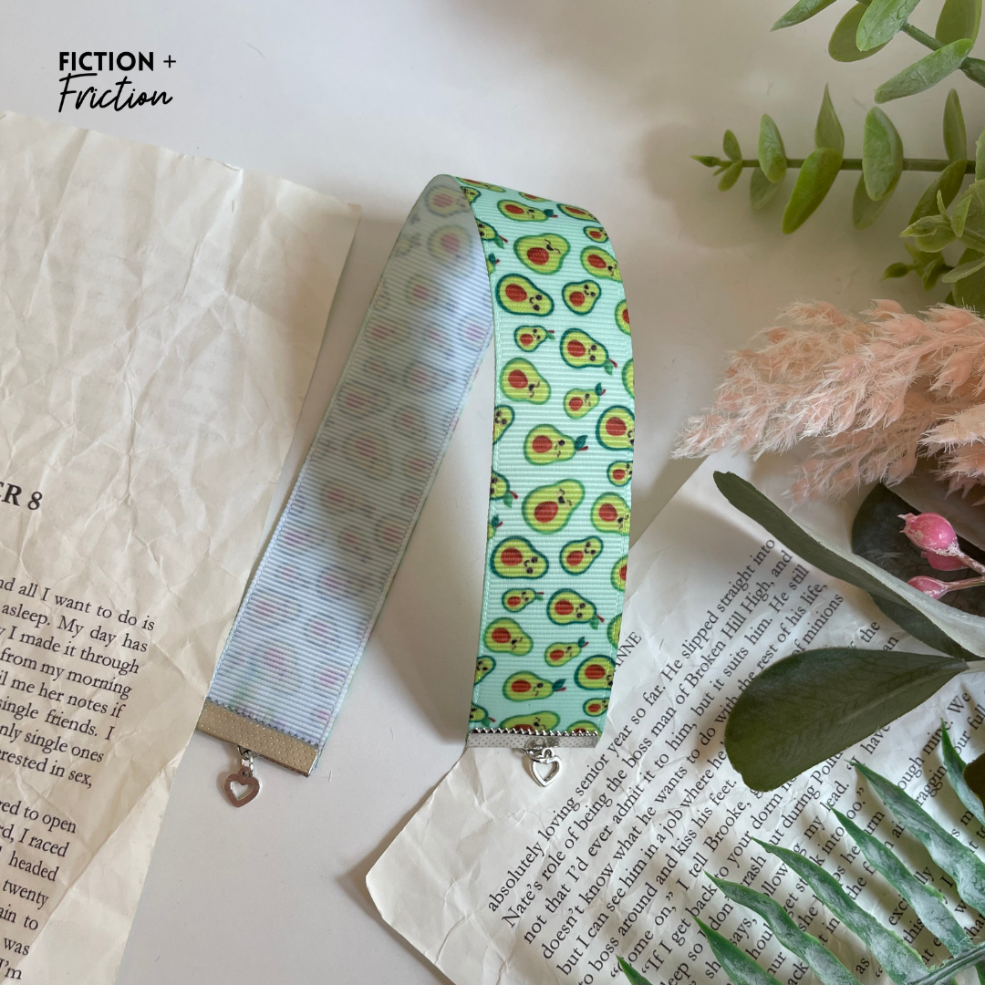 Avocado Ribbon Bookmark – Fiction & Friction