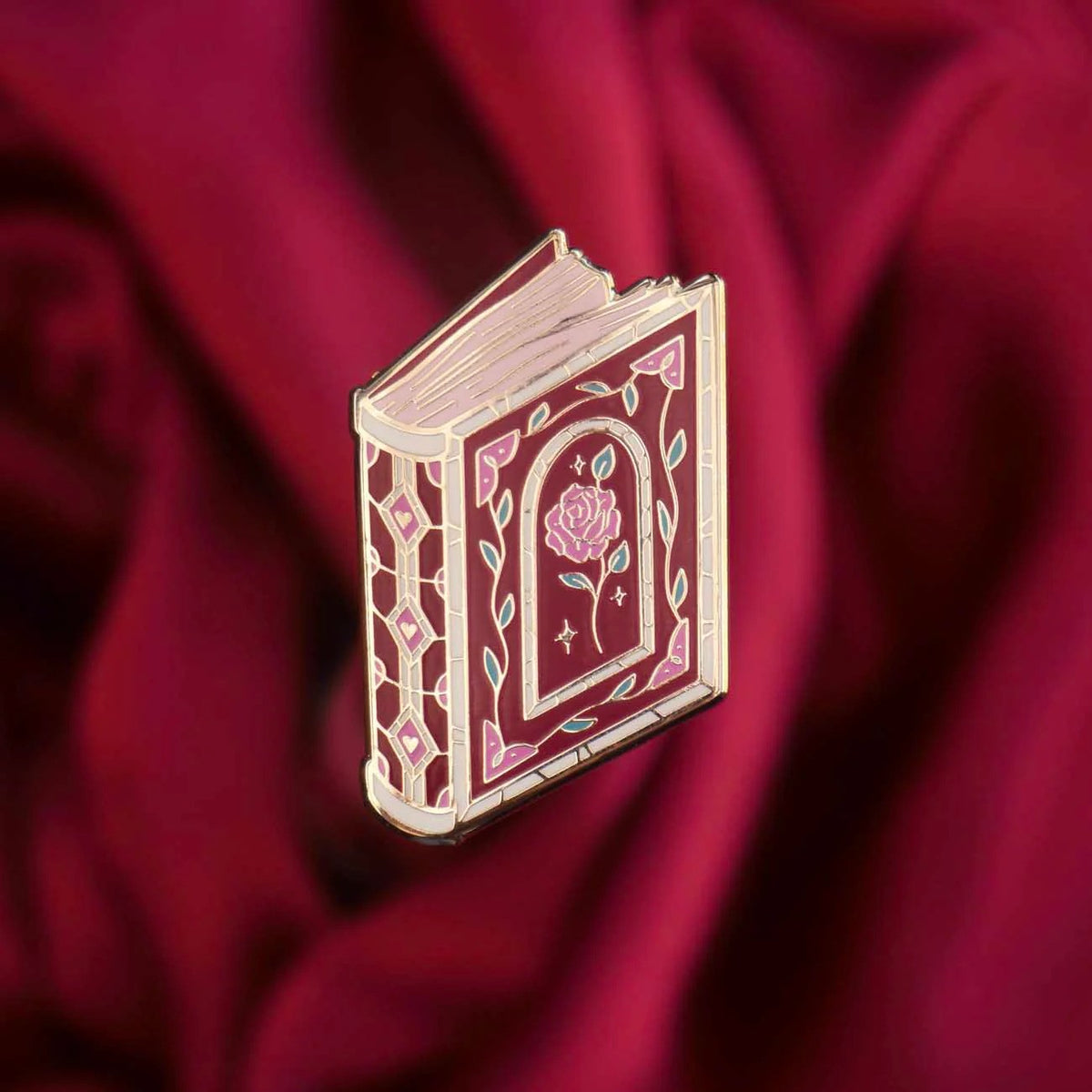 Reverie & Roses Enamel Pin – Fiction & Friction